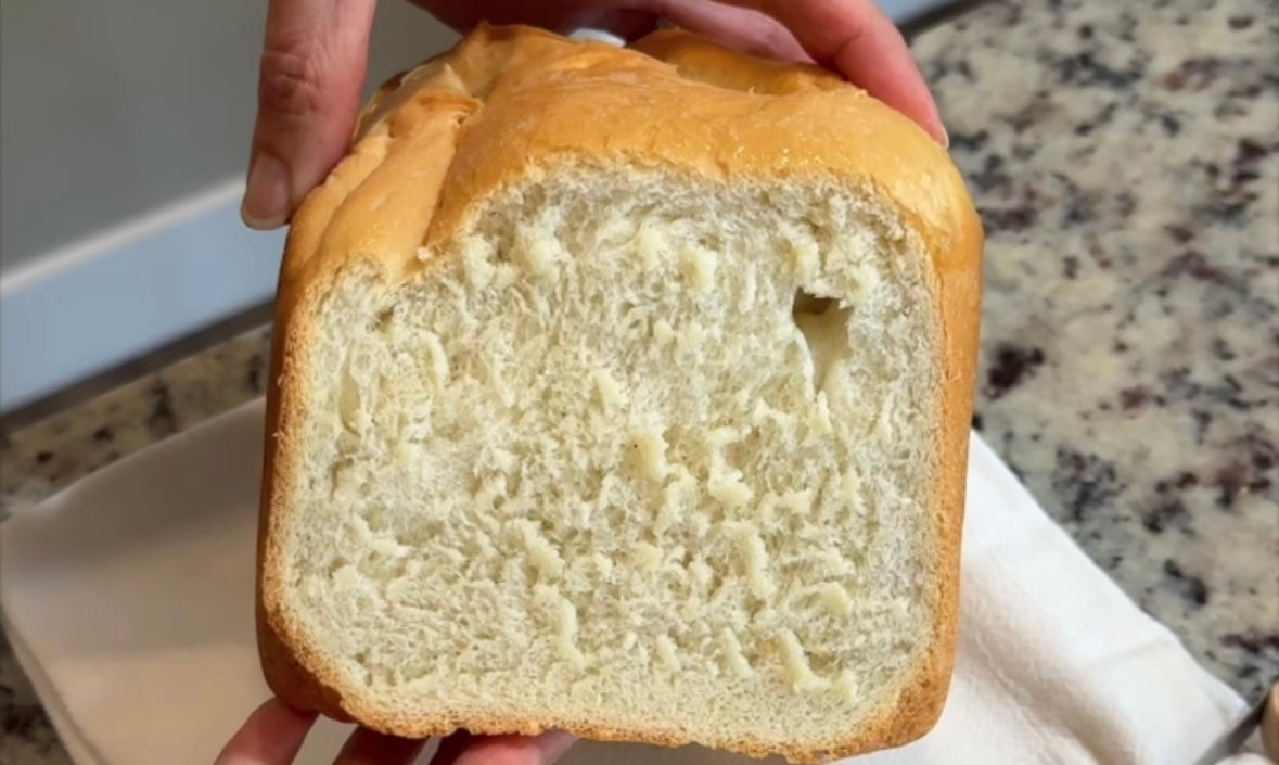 Perfect 1-Pound Bread Machine White Bread – Robyn on the Farm